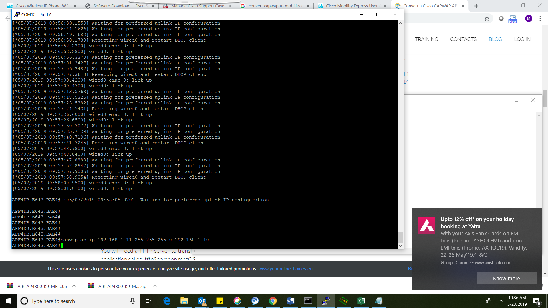 Converting Cisco Lightweight Access Point To Mobility Express Wlan